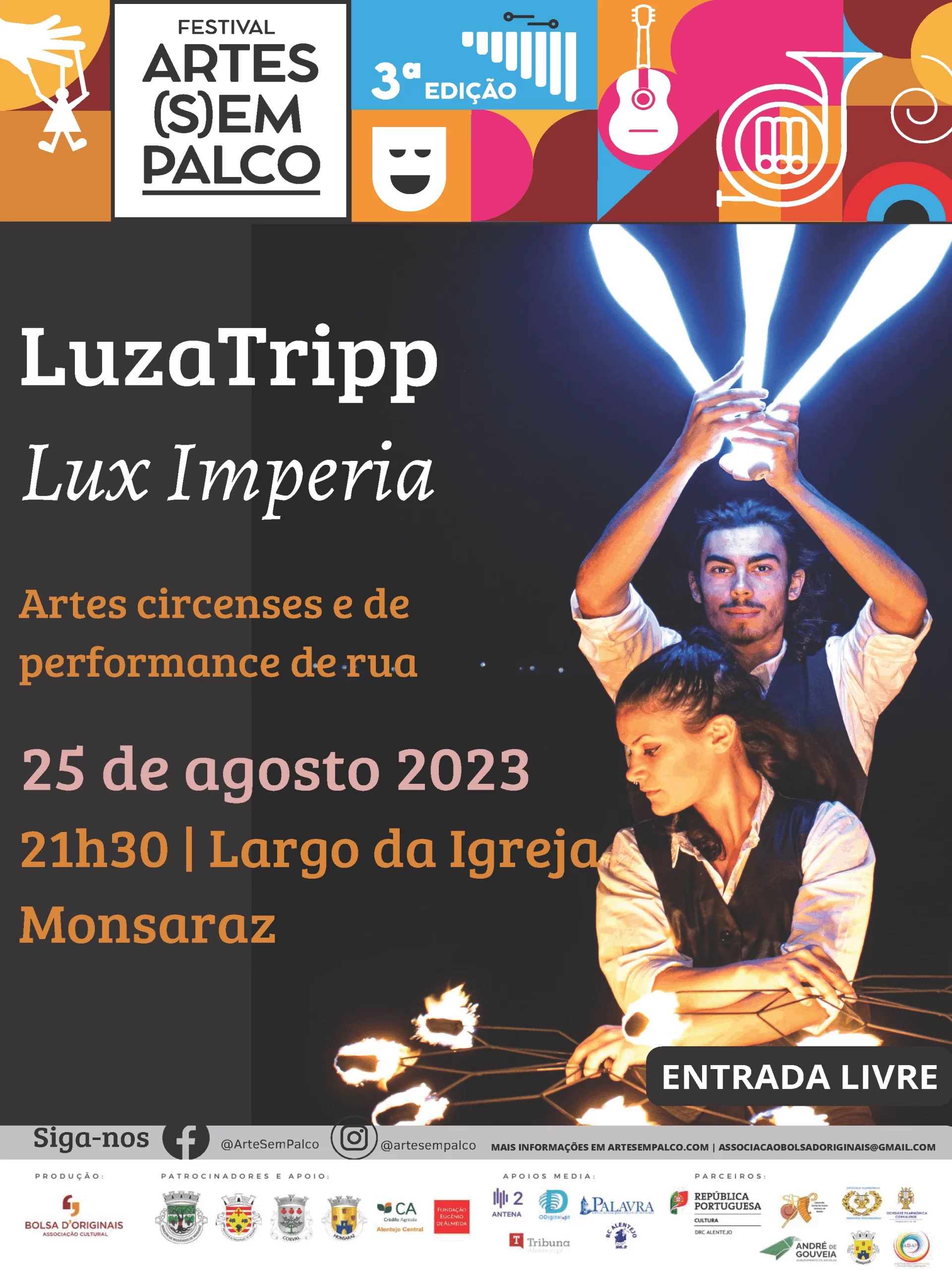 Monsaraz: “Lux Imperia – Fogo e Luz” | Festival Arte(s)em Palco | 25 agosto - Diário do Sul
