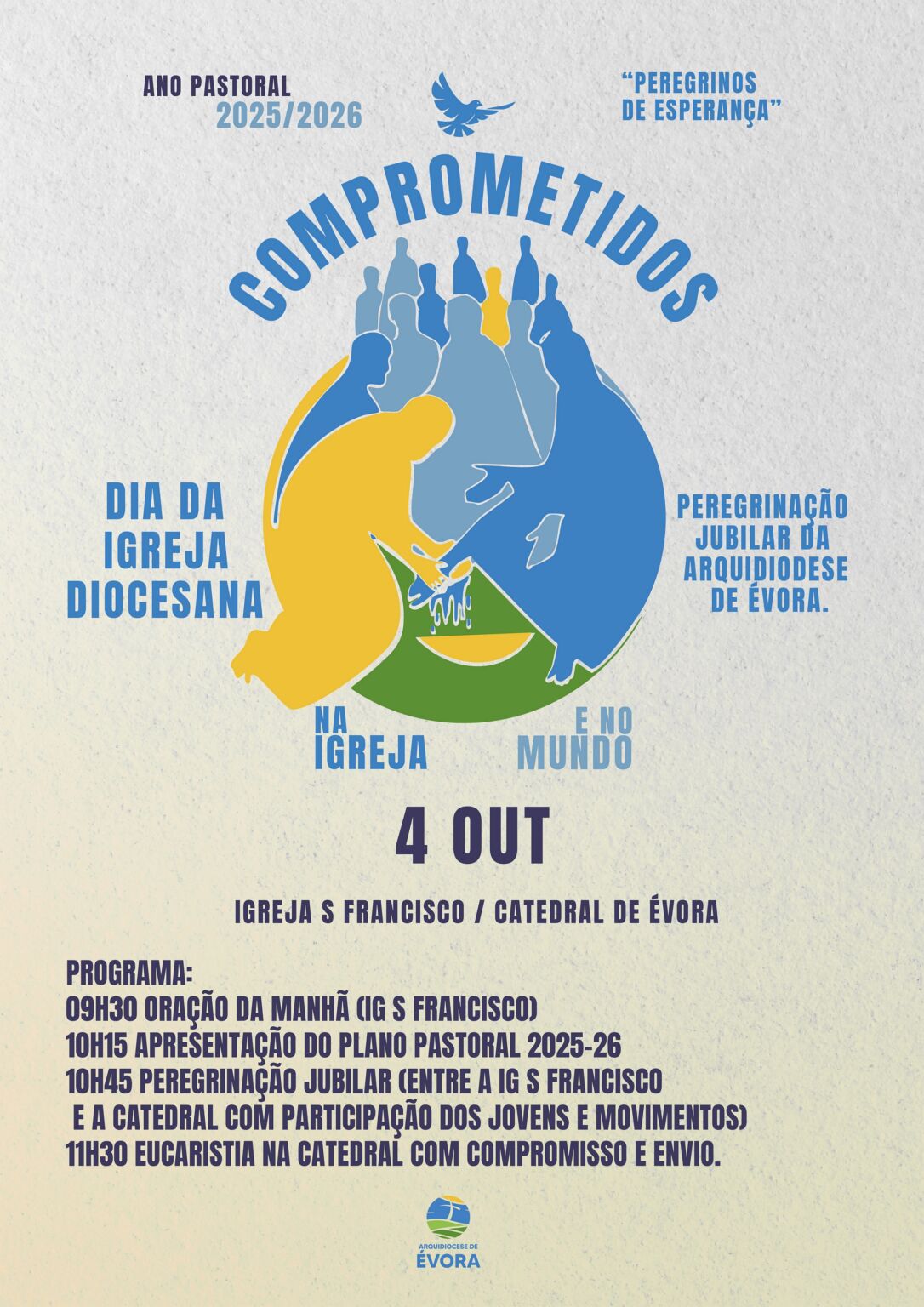 Évora: Dia da Igreja Diocesana celebra-se com Peregrinação Jubilar a 4 ...